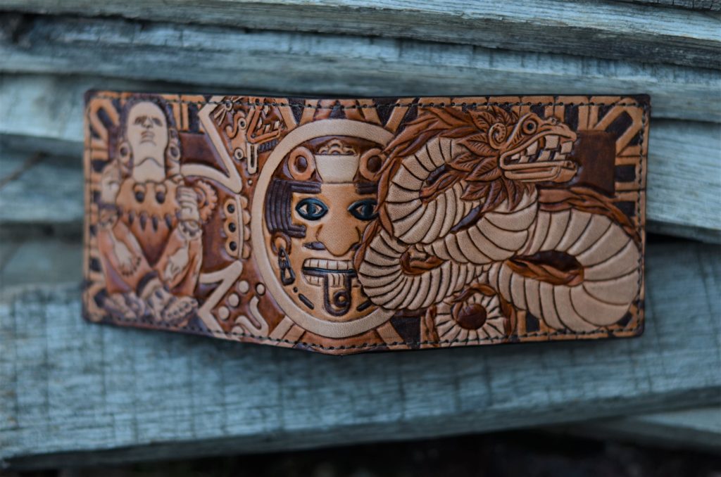 Aztec Men’s Bifold Wallet - CHRISTOPH JOSEPH LEATHER